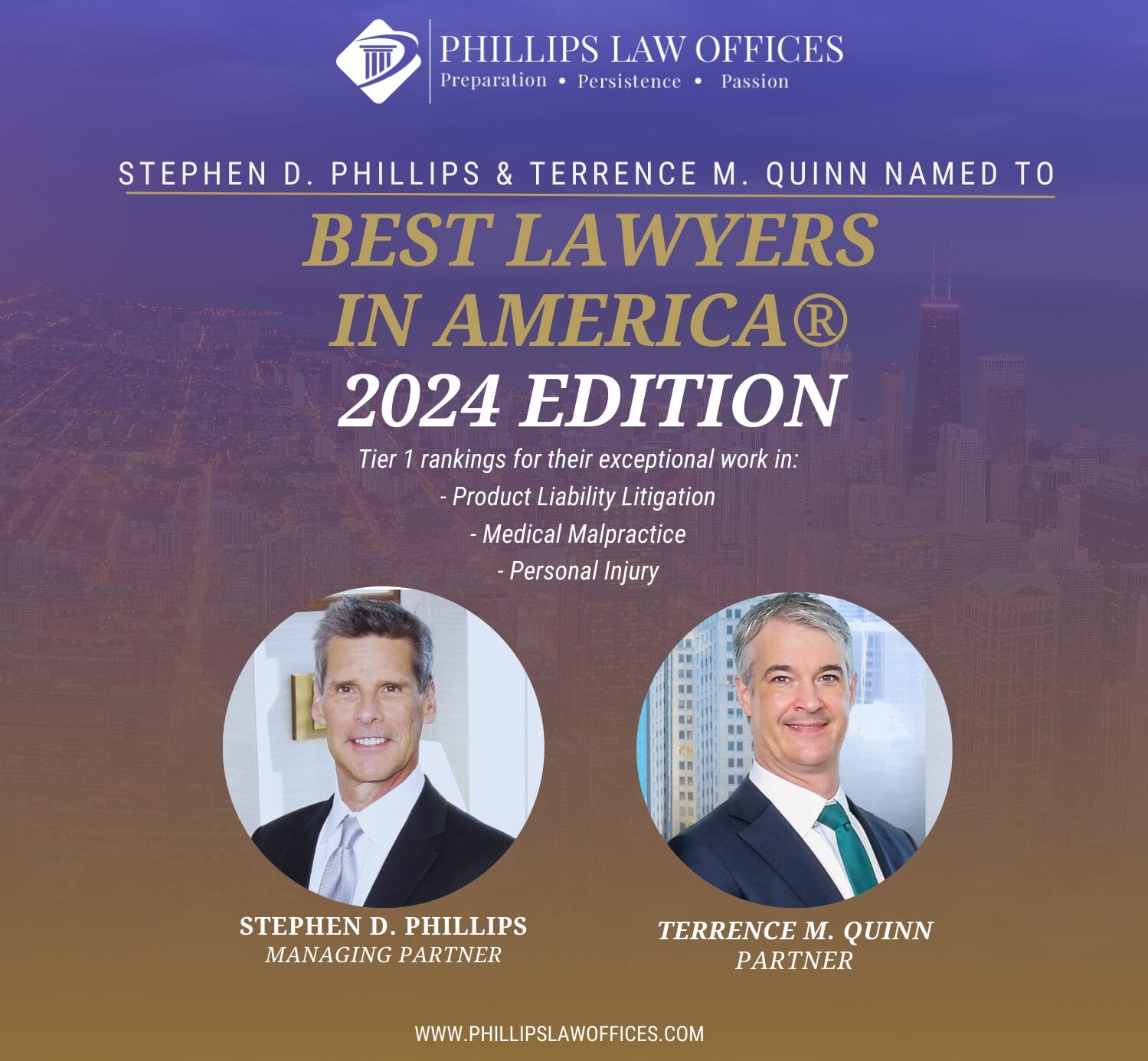 Stephen D. Phillips & Terrence M. Quinn Recognized in Best Lawyers in ...